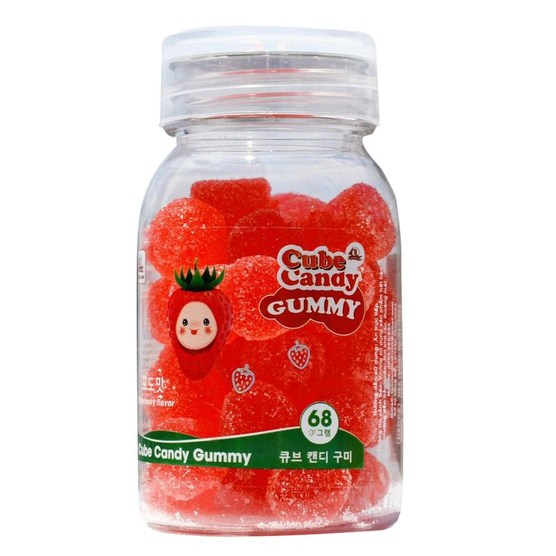 Kẹo dẻo Cube Candy vị dâu