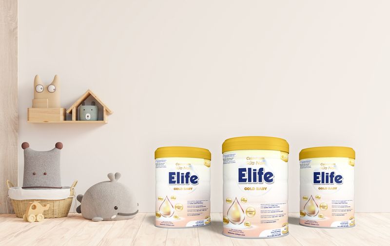 Sữa non Elife số 3 Gold Baby 800g (Từ 2 - 10 tuổi)