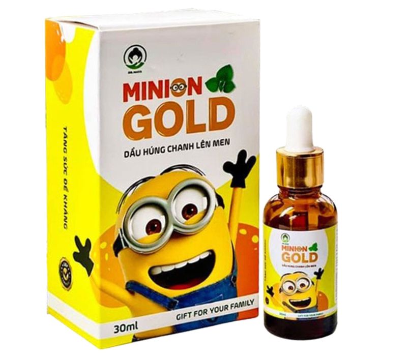 Dầu húng chanh lên men Minion Gold 30ml