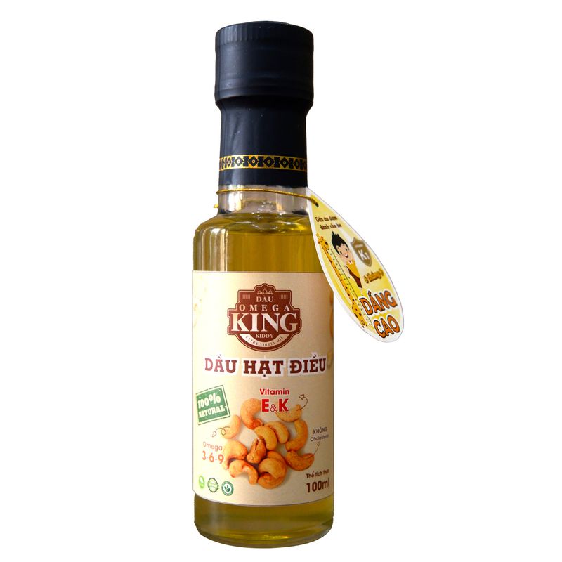 Dầu hạt điều Omega King Kiddy 100ml