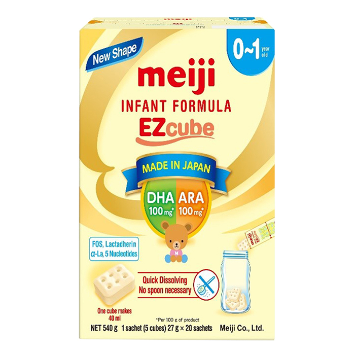 Sữa Meiji thanh Infant Formula 540g (0 - 12 tháng)