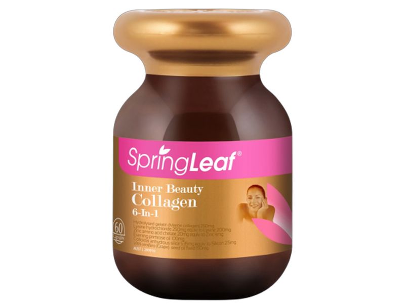 Viên uống collagen SpringLeaf 6in1 làm đẹp da 60 viên