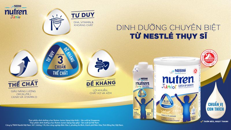 Sữa nước Nestle Nutren Junior pha sẵn 200ml (1 - 10 tuổi)
