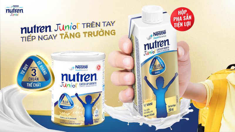 Sữa nước Nestle Nutren Junior pha sẵn 200ml (1 - 10 tuổi)