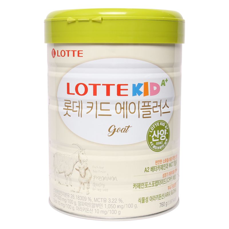Sữa dê Lotte Kid A+ 760g (trên 1 tuổi)