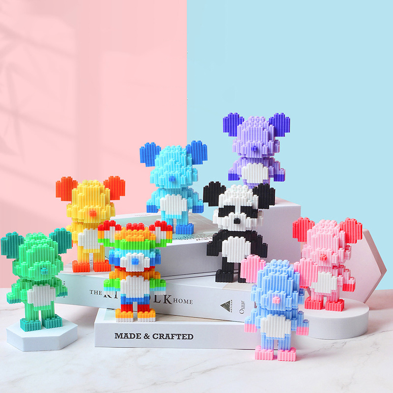 Mô hình lắp ráp lego 3D bearbrick mini