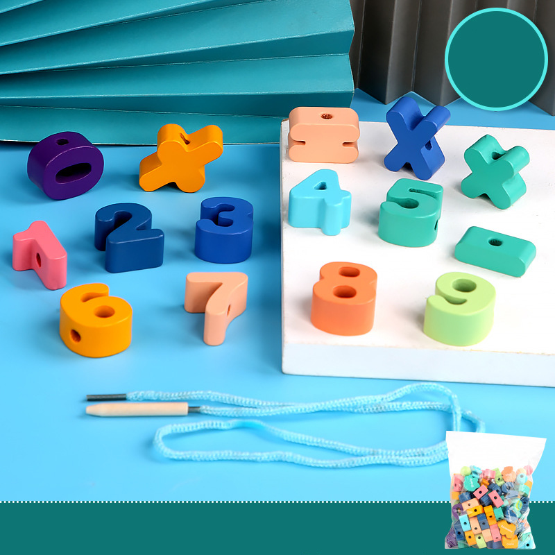 Đồ chơi xâu dây chuỗi số 15 chi tiết cho bé ZY-006