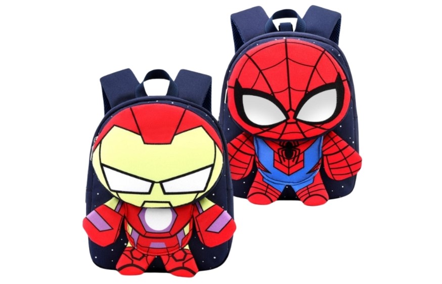 Balo đi học 3D hình siêu nhân Spiderman cho bé WH-001